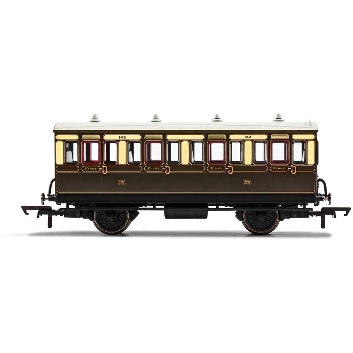 R40111 GWR 4 Wheel 1St Class Coach